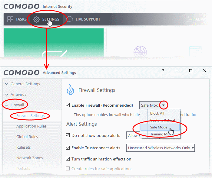 Firewall Setup For Maximum Security And Usability,Firewall Set Up, Spyware Scan